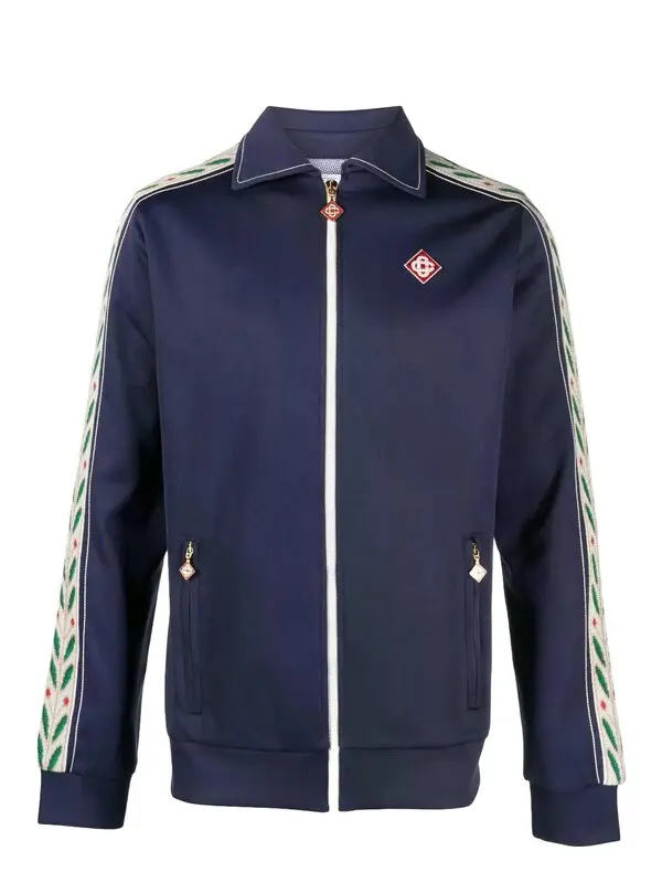 Casablanca Laurel Track Jacket - Blue