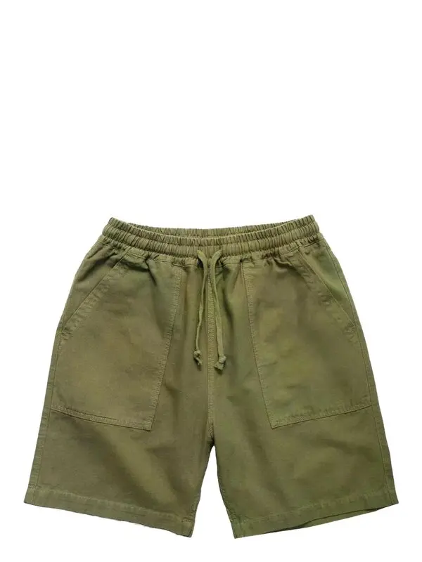 SERVICE WORKS Chef Logo-patch Shorts - Green