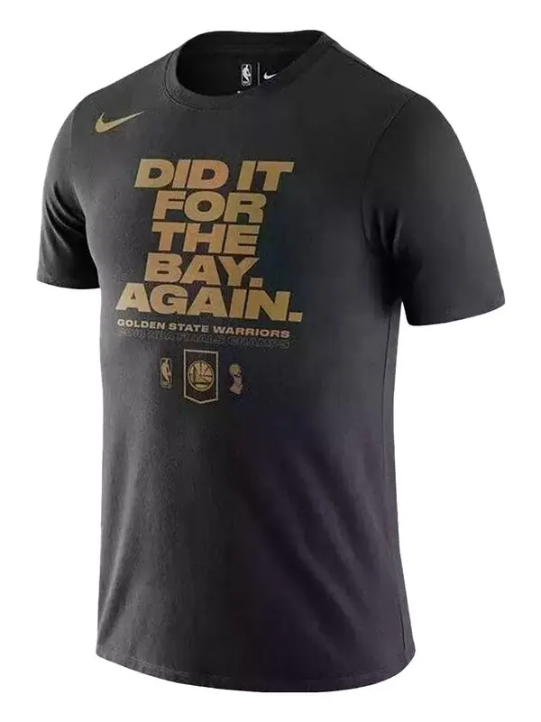 Nike Nba Golden State Warriors Did It For The Bay Again T-shirt - Grey