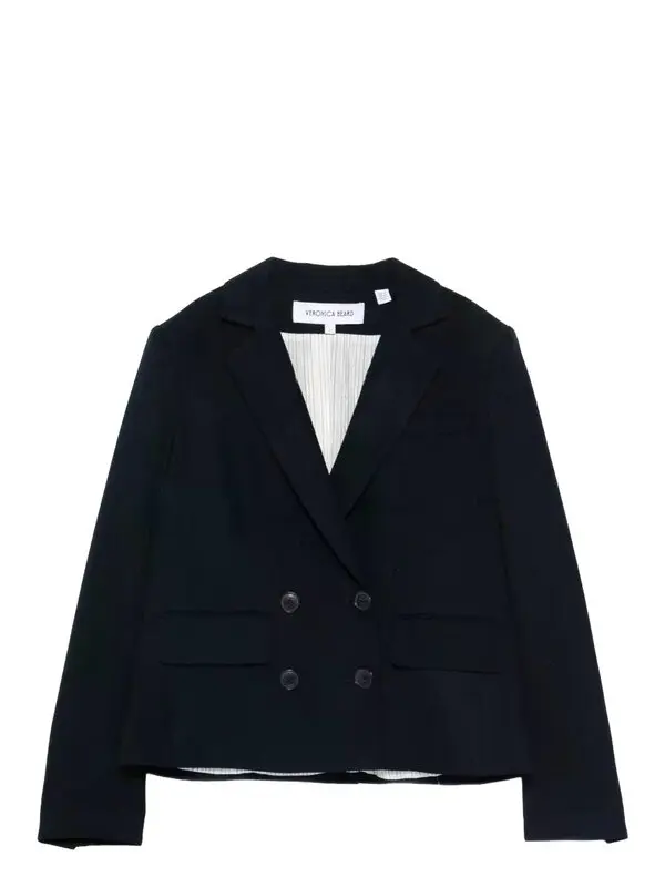 Veronica Beard Kona Double-breasted Blazer - Blue