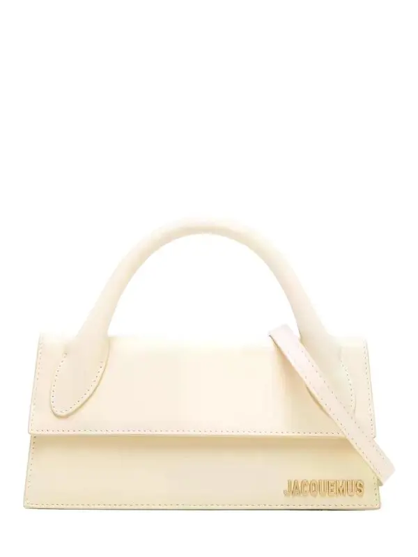 Jacquemus Le Chiquito Long Leather Tote - Neutrals