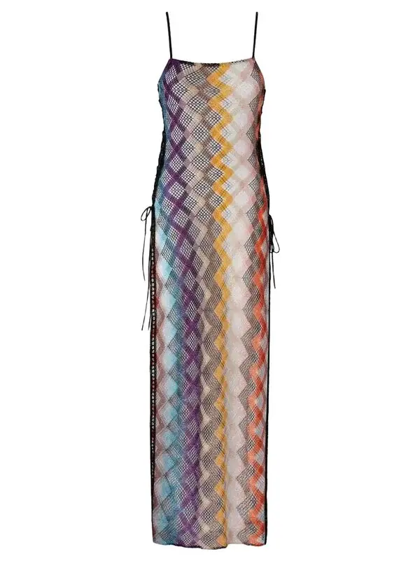 Missoni Zig Zag-pattern Midi Dress - Sm9qm Multicoloured