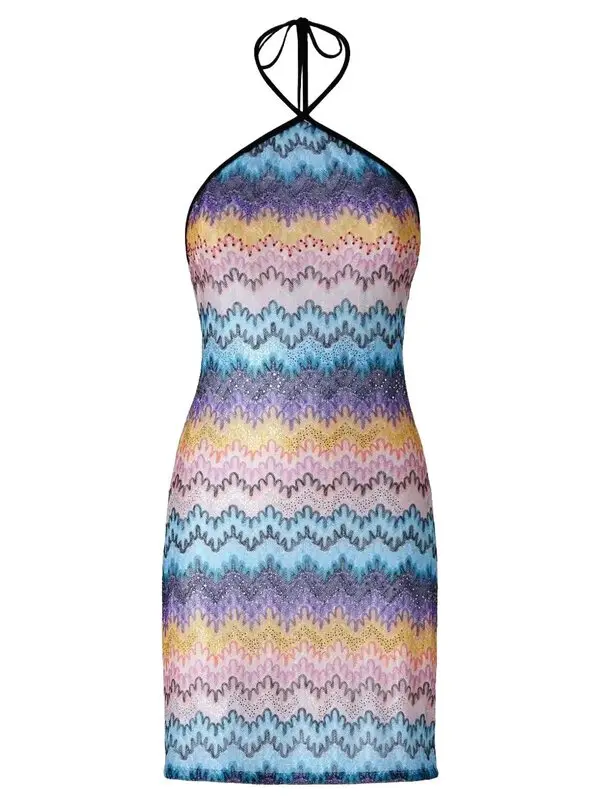 Missoni Zigzag-pattern Mini Dress - S507i Multicoloured