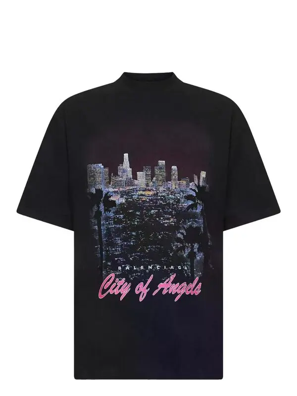 Balenciaga City Of Angels T-shirt - Black