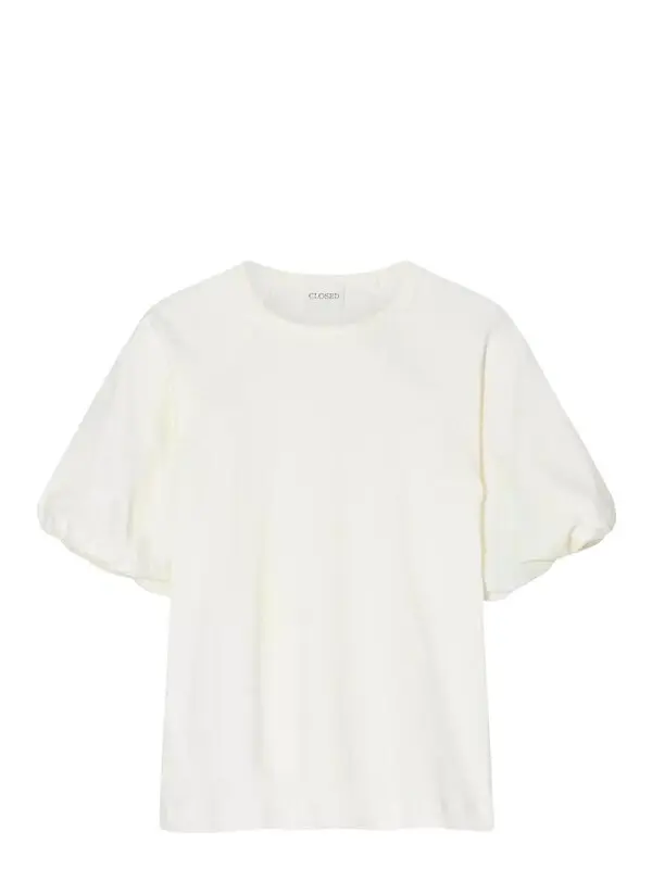 Closed Puff-sleeve T-shirt - Neutrals