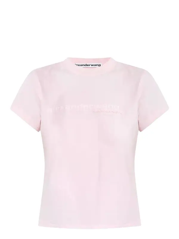Alexander Wang Logo-print T-shirt - Pink