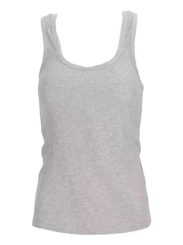 Isabel Marant Ribbed Tank Top - Grey