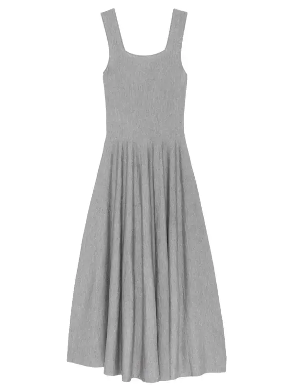 Khaite Jodie Midi Dress - Grey