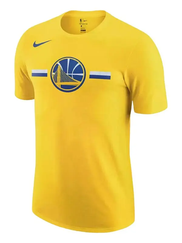 Nike Nba Golden State Warriors Essential T-shirt - Yellow