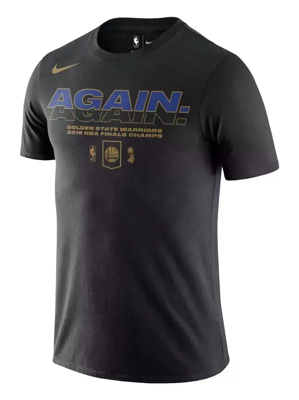 Nike Nba Warriors -2018 Nba Finals Champs Celebration T-shirt - Grey