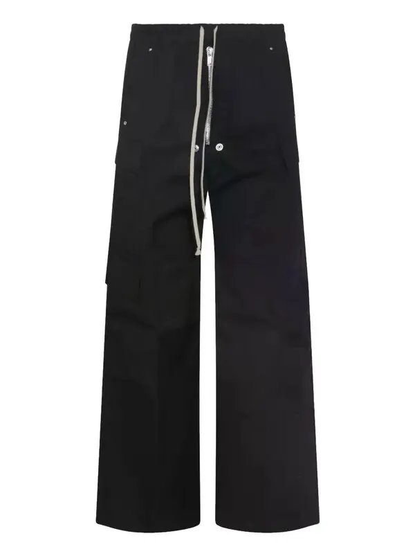 Rick Owens Belas Cargo-pocket Drawstring Trousers - Black