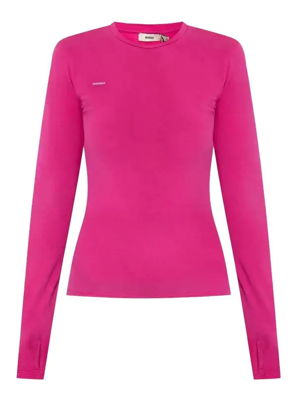 PANGAIA Long-sleeve Performance Top With Thumbhole Detail - Pink