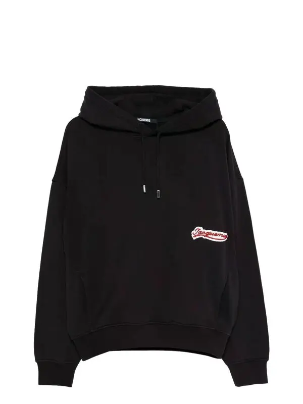 Jacquemus Logo-patch Hoodie - Blue
