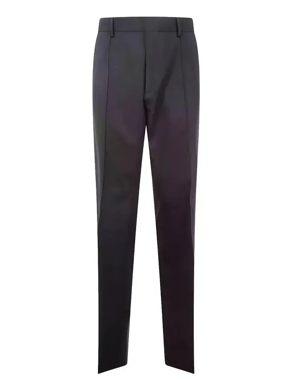 Dsquared2 Wool Press Pleat Trousers - Black