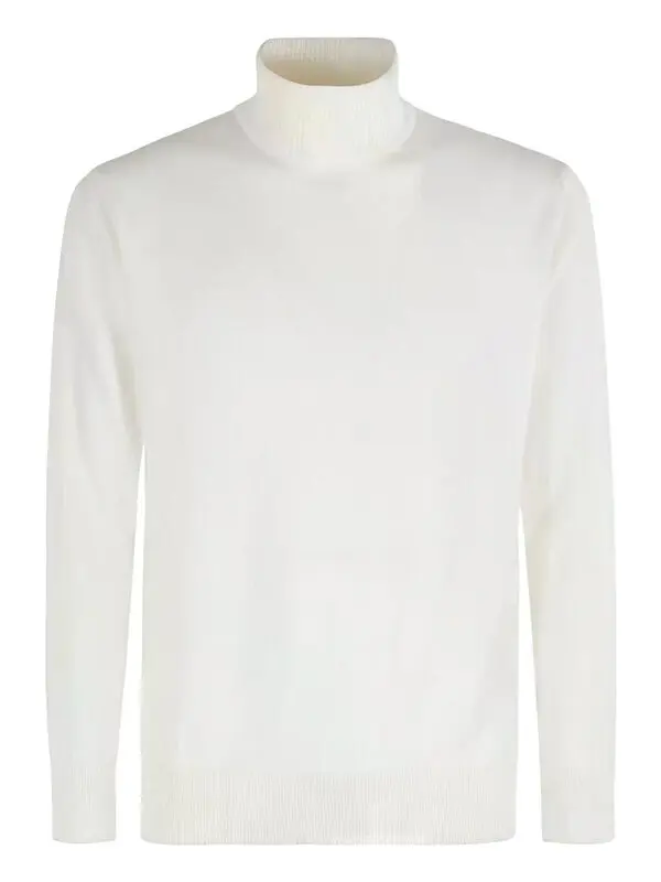 Eleventy Roll-neck Cashmere Sweater - Neutrals