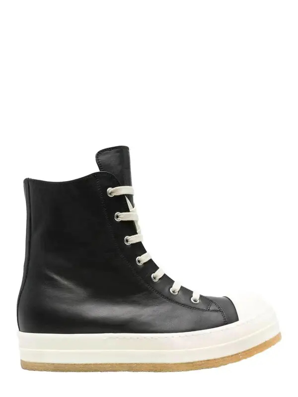 Rick Owens Creep High-top Sneakers - Black