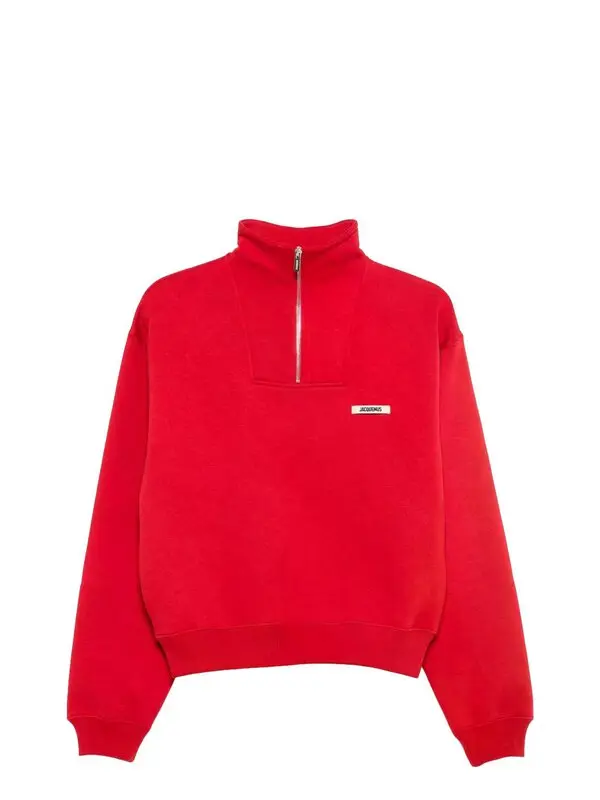 Jacquemus Le Camionneur Gros Grain Sweatshirt - Red