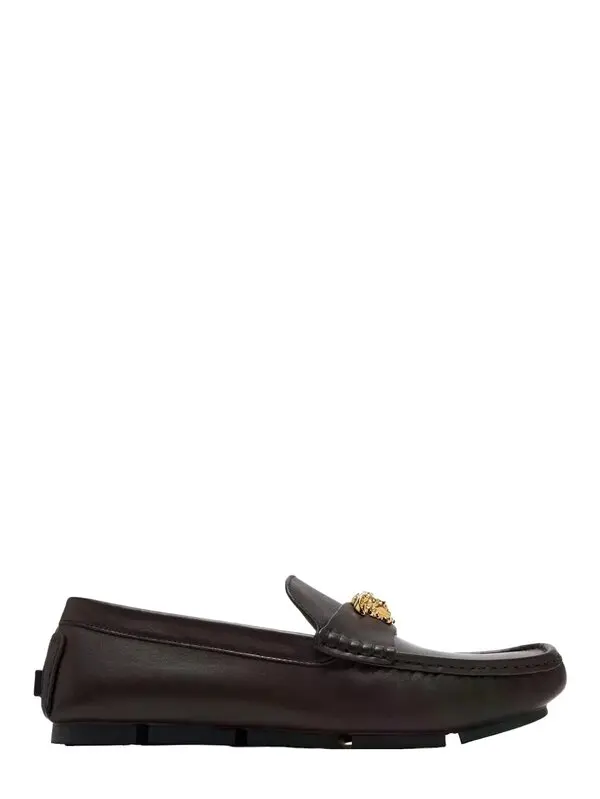 Versace Medusa Loafers - Brown