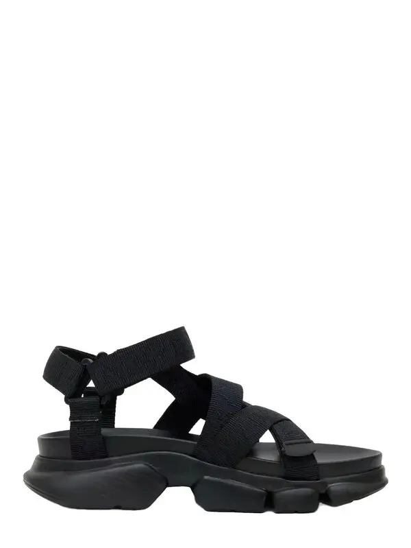 UNDERCOVERISM Cross-strap Platform Sandals - Black