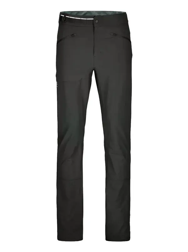 ORTOVOX Belt-detail Straight-leg Trousers - Black
