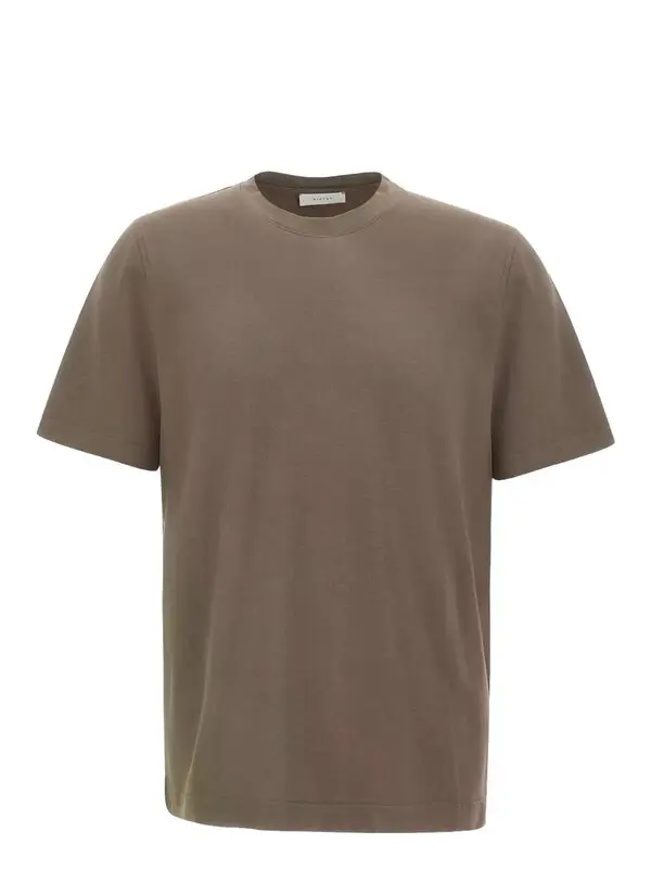 DIKTAT Short-sleeve Crew-neck T-shirt - Brown