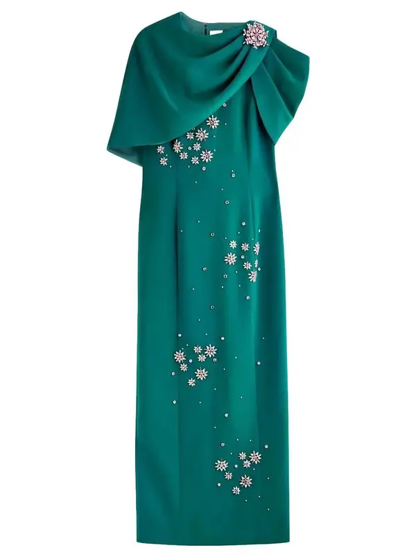 Huishan Zhang Isolde Gown - Green