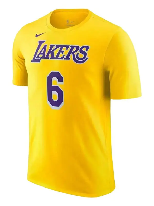Nike Lebron James La Lakers T-shirt - Yellow