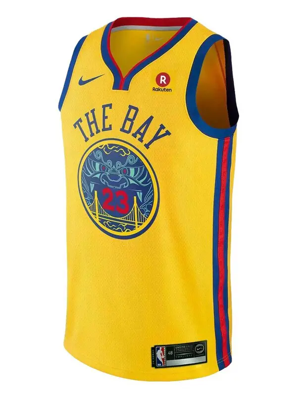 Nike Nba Golden State Warriors Chinese Heritage Jersey - Yellow