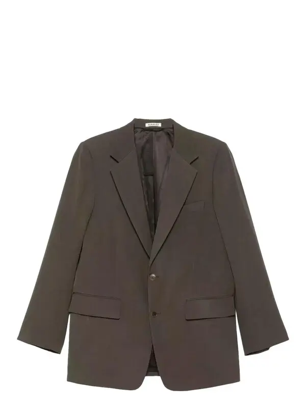 Auralee Wool Blazer - Brown