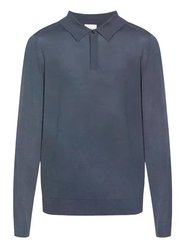 Paul Smith Merino-wool Polo Shirt - Blue