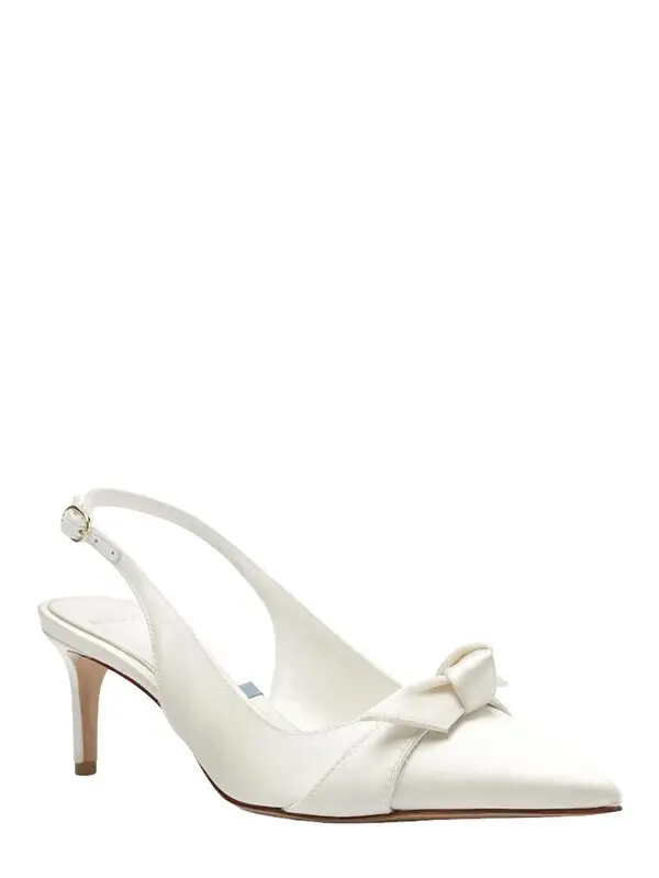 ALEXANDRE BIRMAN Clarita Classic Slingback 60 Pumps - Bianco