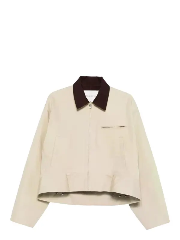 JW Anderson Peplum-hem Jacket - Neutrals