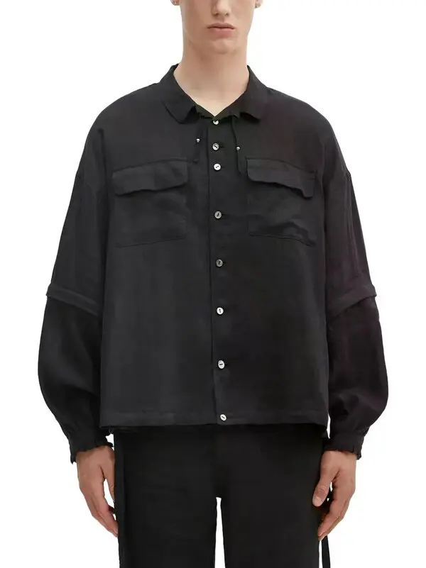 UNDERCOVERISM Double-pocket Button Shirt - Black