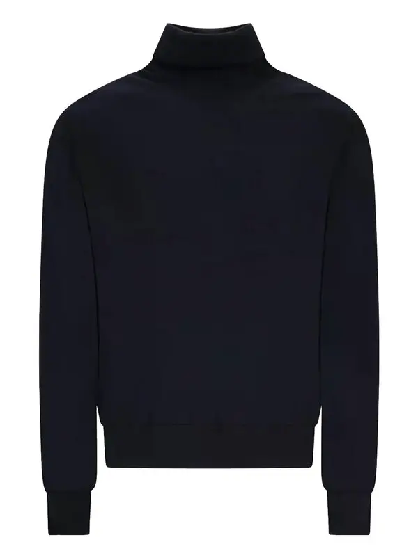 FABRIZIO DEL CARLO Wool Turtleneck Jumper - Blue
