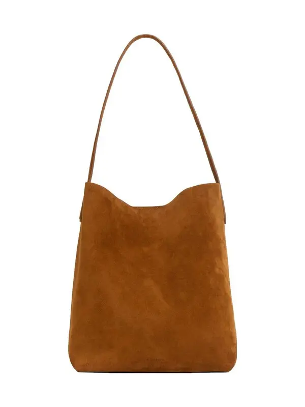 MANSUR GAVRIEL Everyday Cabas Suede Hobo Bag - Saddle