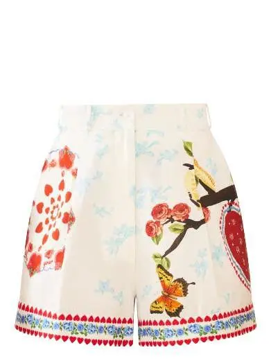 EDDY Scottie Printed Shorts - White