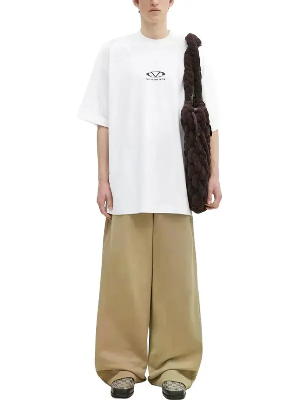 Vetements Cotton-blend Track Pants - Neutrals