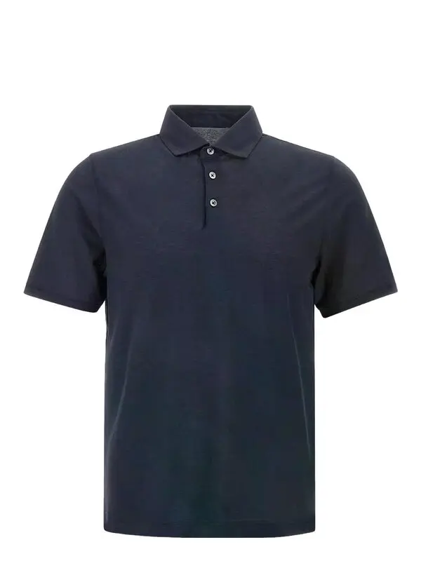 DIKTAT Cotton Polo Shirt - Blue
