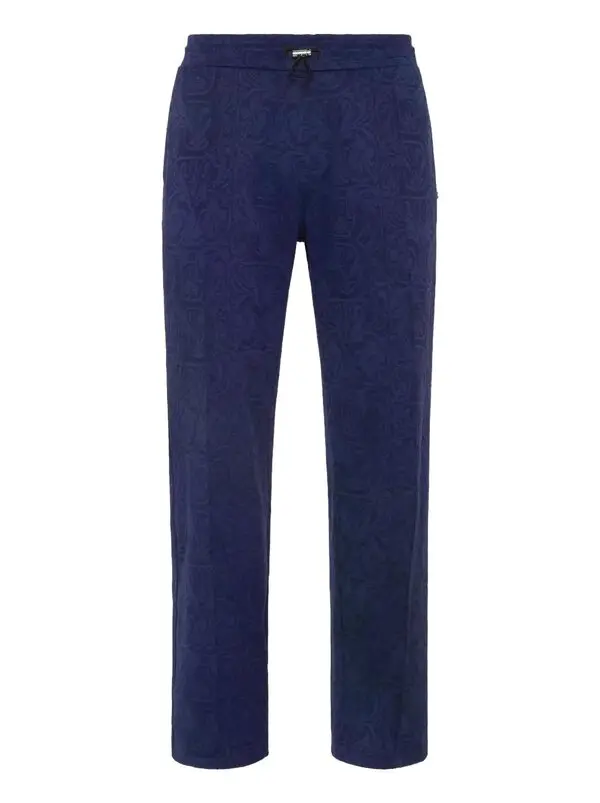 BILLIONAIRE Jacquard Track Pants - Blue