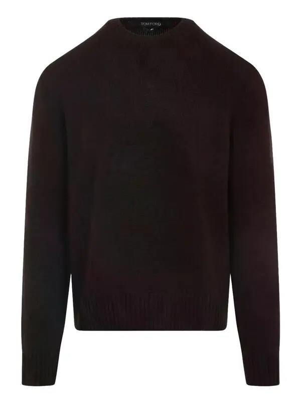 TOM FORD Cashmere Crew-neck Sweater - Brown