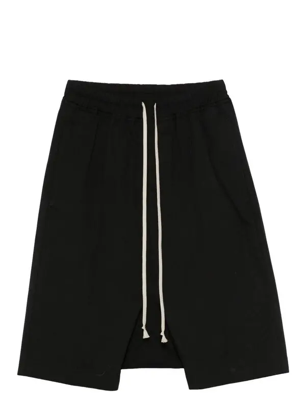 Rick Owens Drawstring Pods Shorts - Black