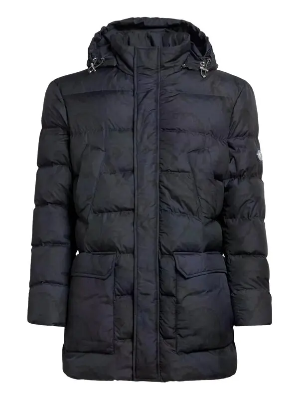 Etro Quilted Hooded Puffer Jacket - Black