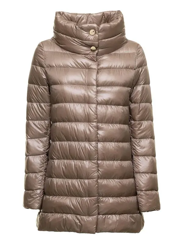 Herno S Amelia Nylon Down Jacket - Beige