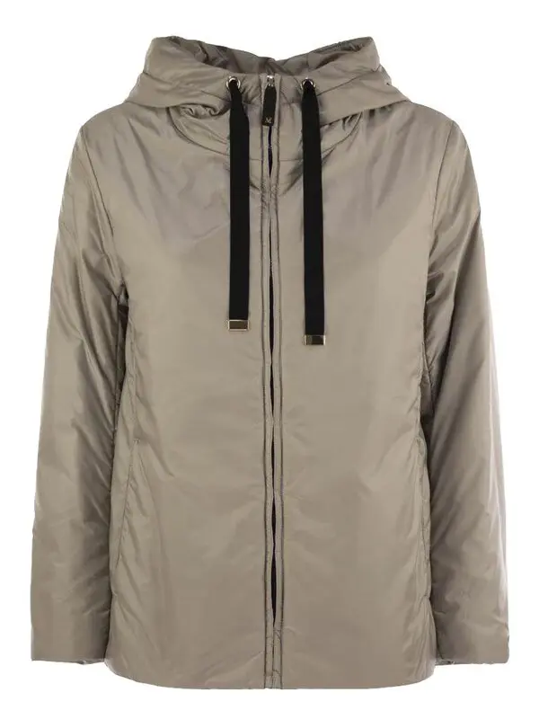 Max Mara Drip-proof Canvas Travel Jacket - Light Grey