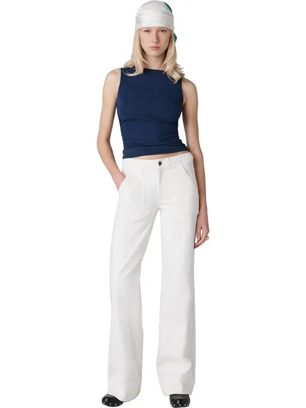 Diane Von Furstenberg Gia Jeans - White