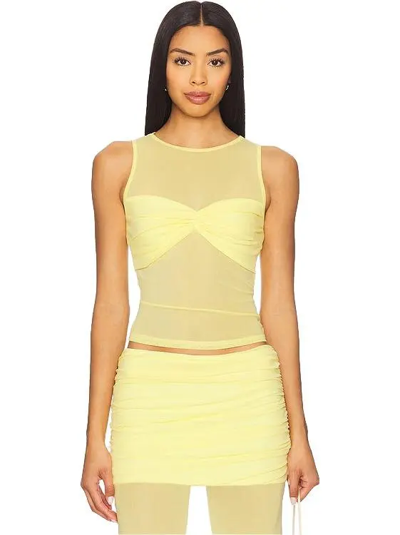 RUNAWAY THE LABEL Meila Top - Lemon
