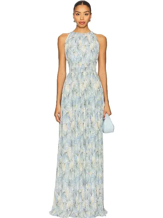 Veronica Beard Yardley Dress - Powder Blue Multi