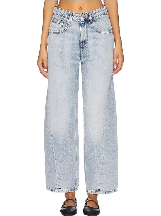 SEVENTY + MOCHI Gracie Twisted Wide Leg Jeans - Austin