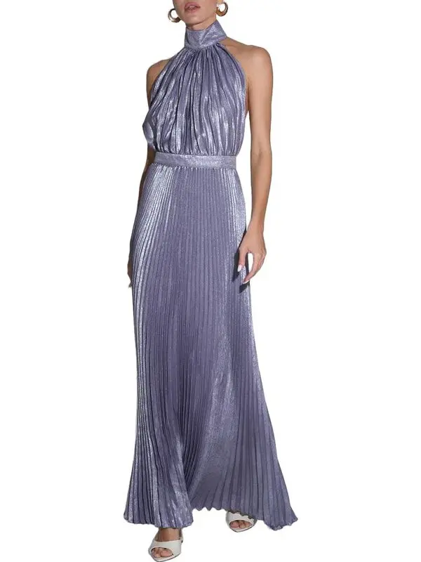L'IDEE Eden Maxi Dress - Cosmic Shimmer