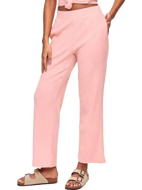 ADORE ME Riley Wide Leg Lounge Pants - Light Pink